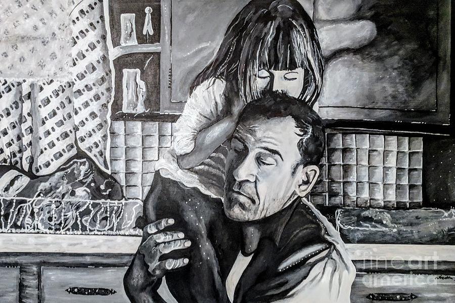 Reminiscing of Love Painting by Tonetta Fredrickson