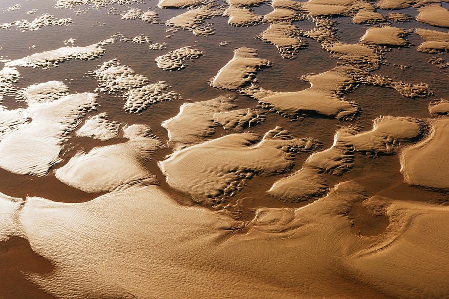 Retreating Waves Leave Patterns Photograph by Marcelino Ramirez - Fine ...