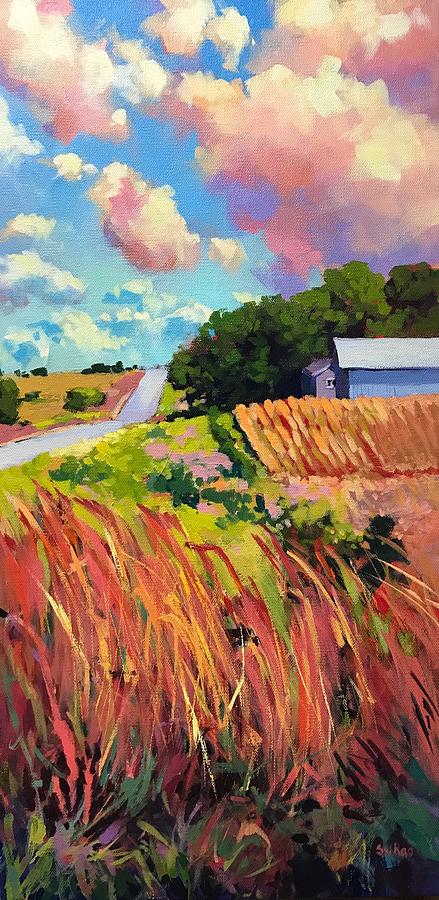 Roadside Painting by Sri Rao - Fine Art America