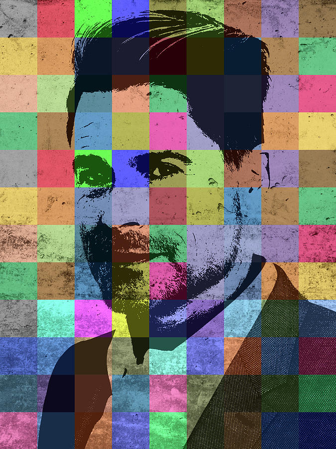 Rob Lowe Patchwork Portrait Mixed Media by Design Turnpike | Fine Art ...