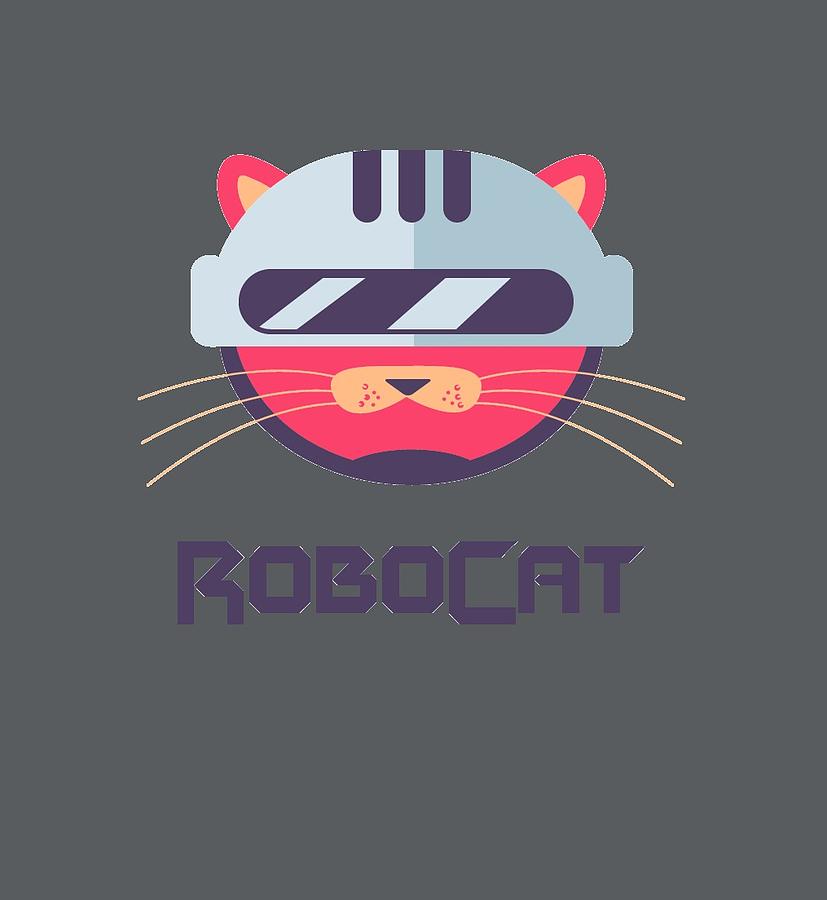 Robocat Drawing by Roberto Cruz - Fine Art America