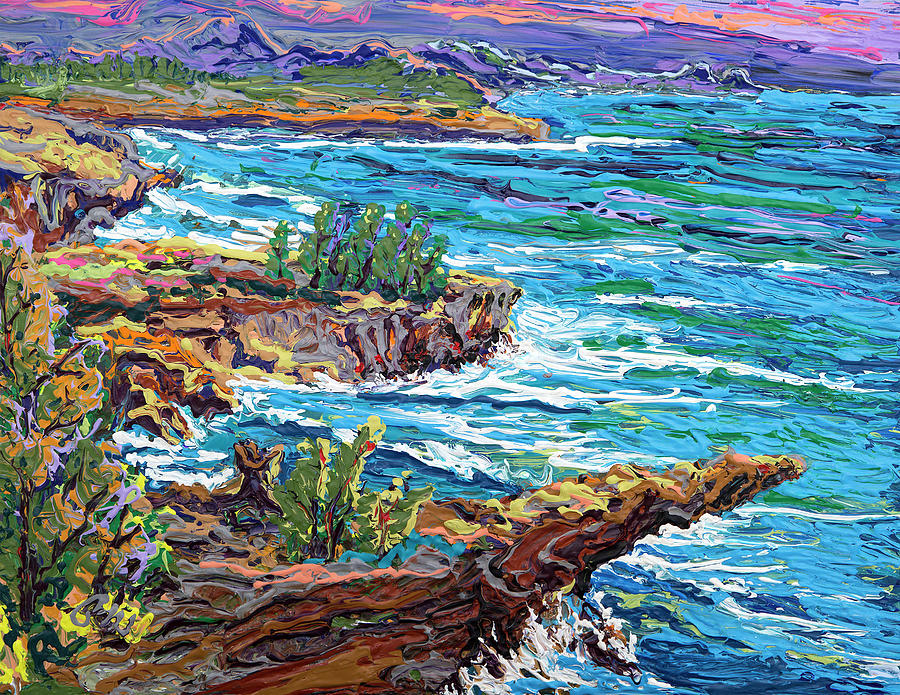Rock Path Painting by Ron Squared - Fine Art America