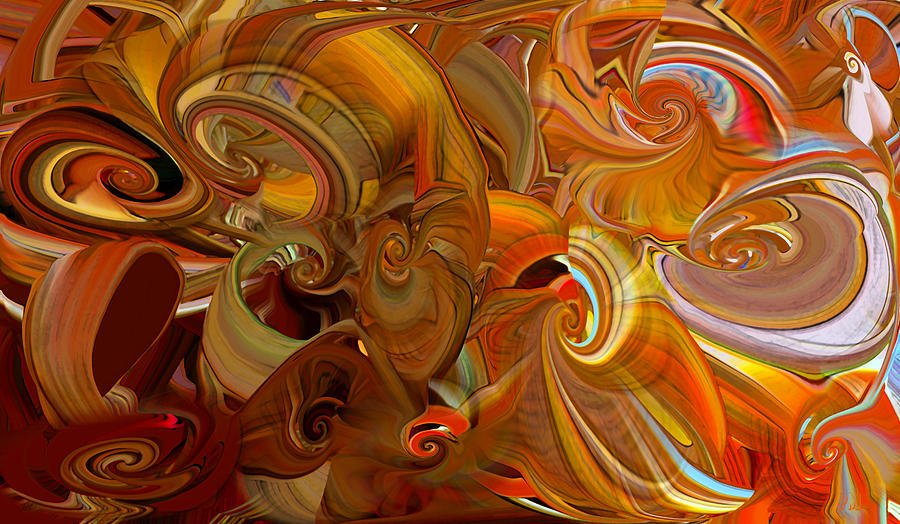 Roller Rolls Digital Art by Phillip Mossbarger - Fine Art America