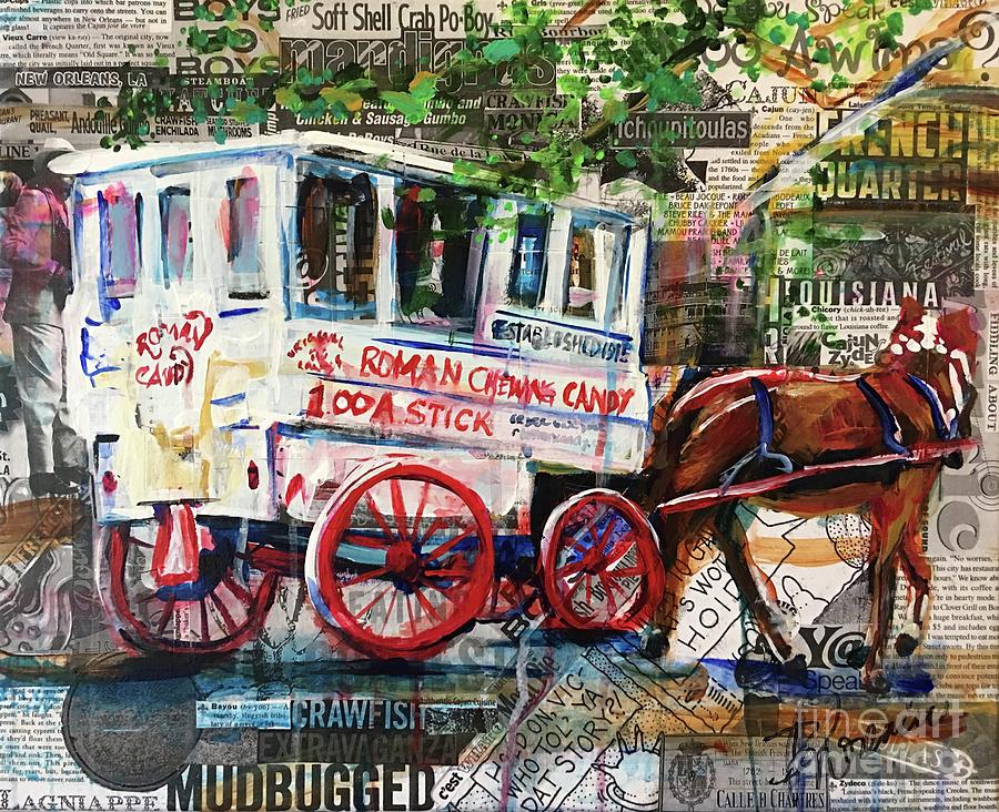 Roman Candy Neighbor Painting by Denise Morencie - Pixels