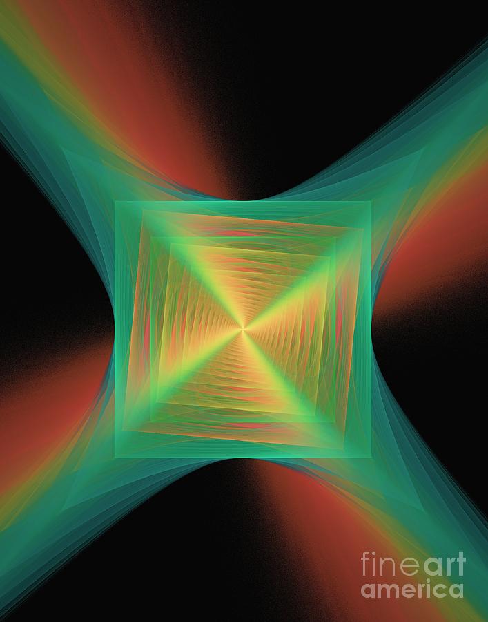 Rotating Square Patterns Photograph by David Parker/science Photo ...