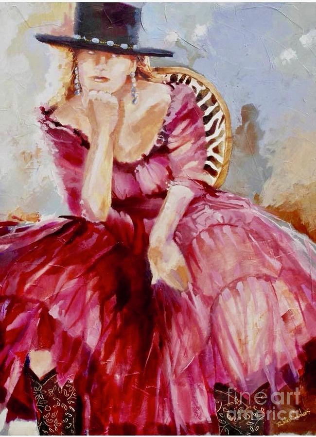 Ruby Painting by Debbie Pounders - Fine Art America