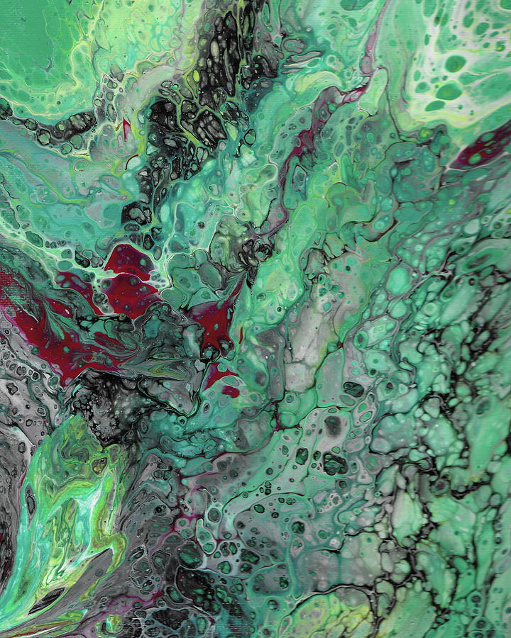 Ruby Malachite 1 Mixed Media by Laurie Andreoni - Fine Art America