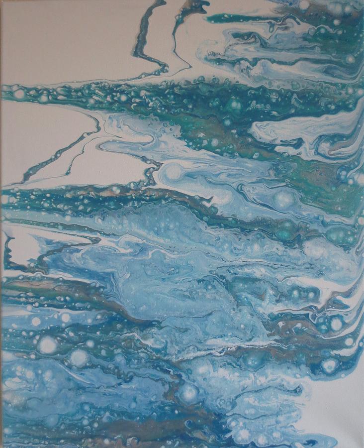 Running Water Painting by Robin Jerome - Fine Art America