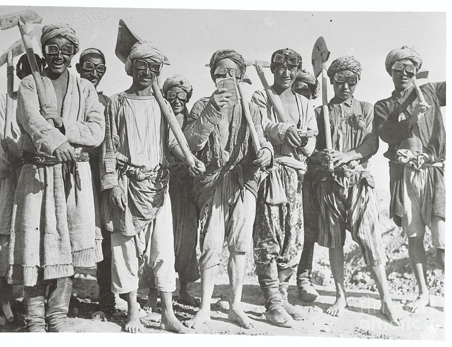 Russian Labor Workers Posing by Bettmann