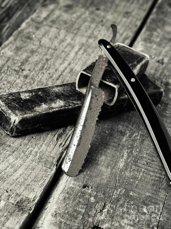 Rusty razor Photograph by Andreas Berheide - Pixels
