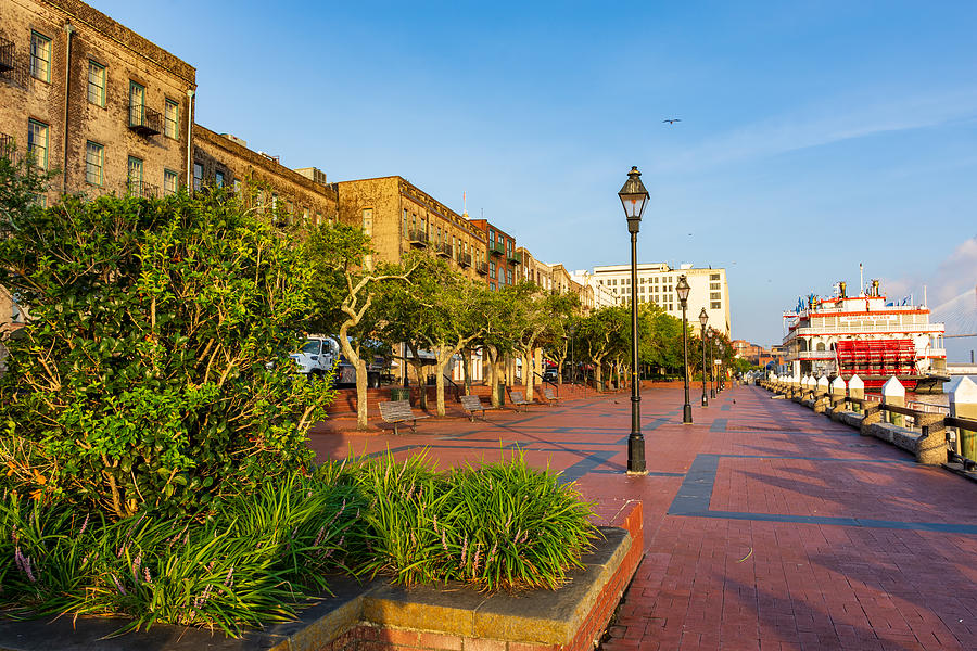 Savannah Riverfront-2 Photograph by Derek Schroeder | Fine Art America