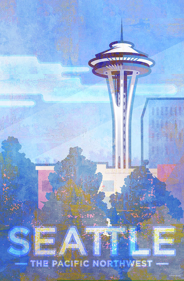 Seattle_1 Mixed Media by Greg Simanson - Fine Art America