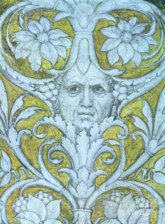 Self Portrait Incorporated Into The Decorative Frieze Of The Camera Degli Sposi Or Camera Picta ...