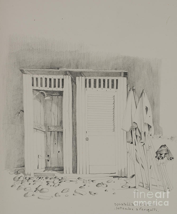 September In Varigotti, 1974 Painting by Donatella Merlo - Fine Art America