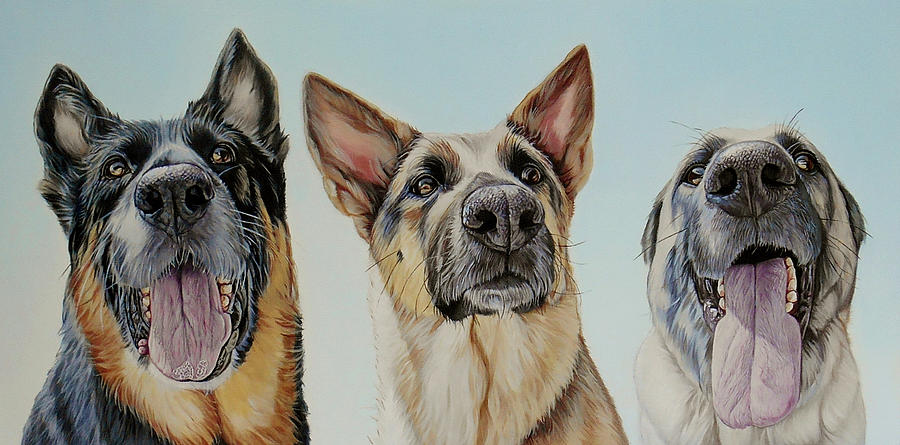 Shepherds Painting by James Ruby - Fine Art America