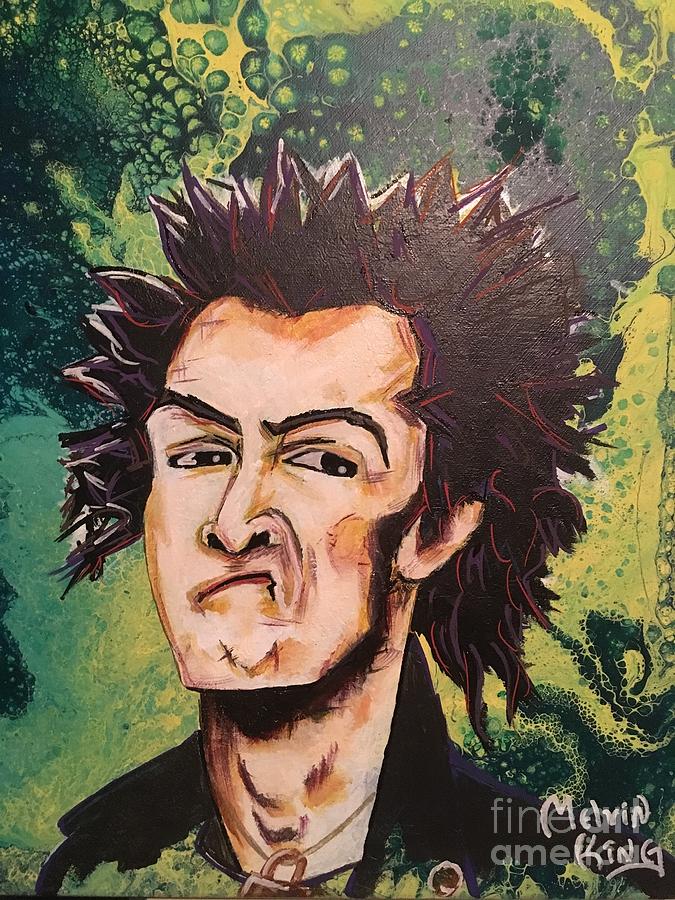 Sid Vicious Painting by Melvin King - Pixels