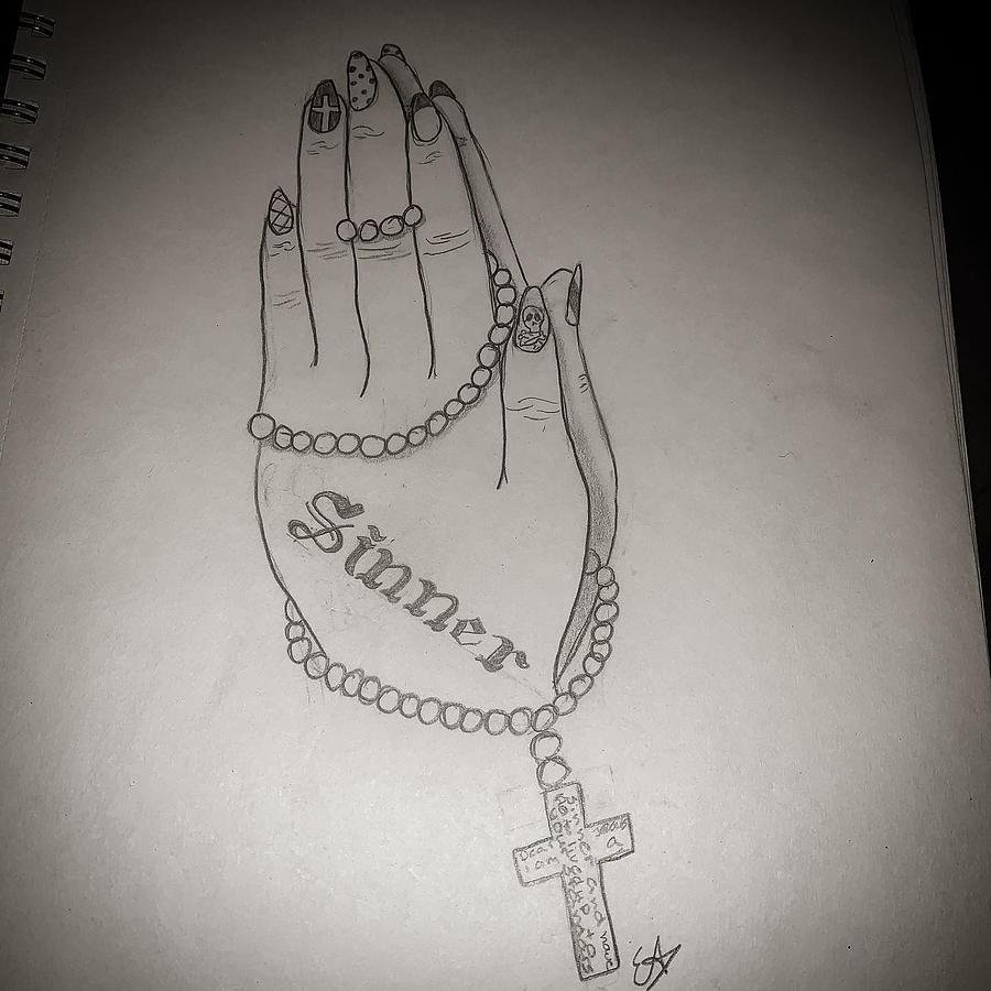 Sinner Drawing by Ember Garcia - Pixels