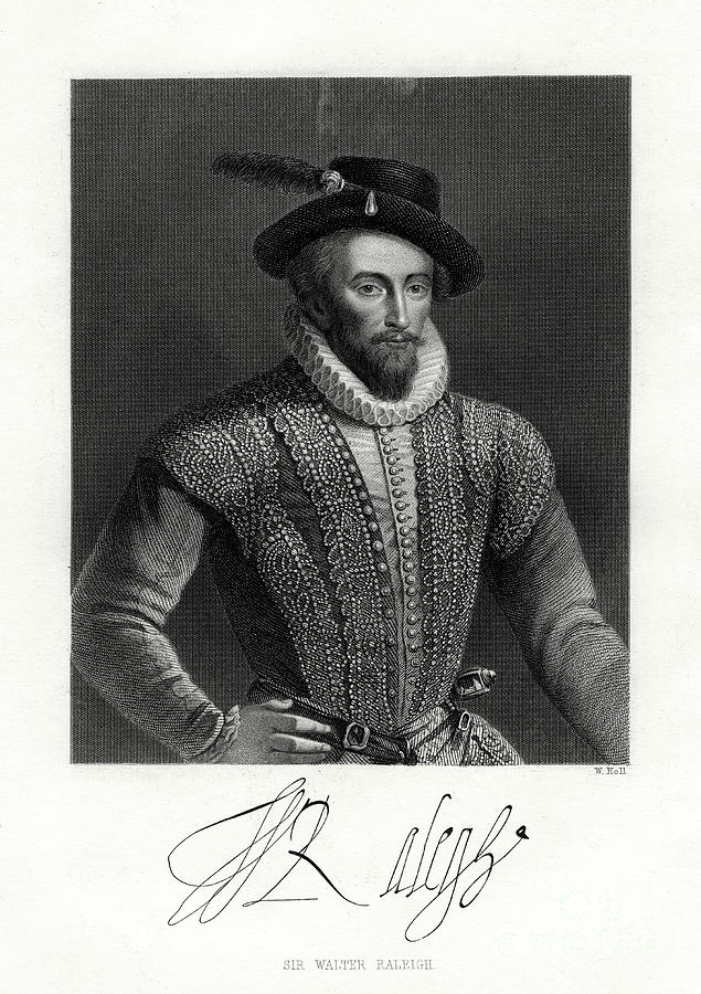 Sir Walter Raleigh, 19th Century by Print Collector