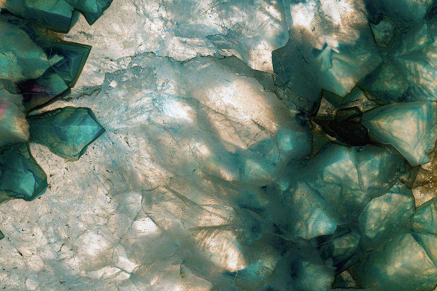 Sliced Rock Crystals Of A Geode Photograph by Zandria Muench Beraldo ...