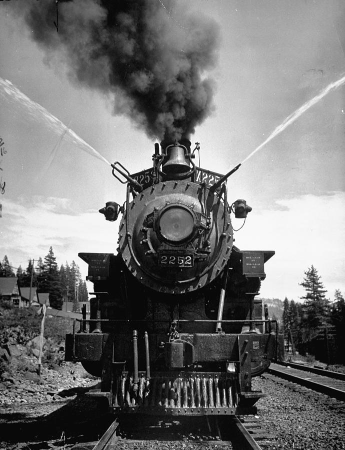 Southern Pacific Fire Train Digital Art by Peter Stackpole - Fine Art ...