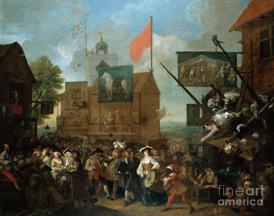 Southwark Fair, 1733 Painting by William Hogarth - Fine Art America Southwark Fair, 1733 Painting by William Hogarth - Fine Art America
