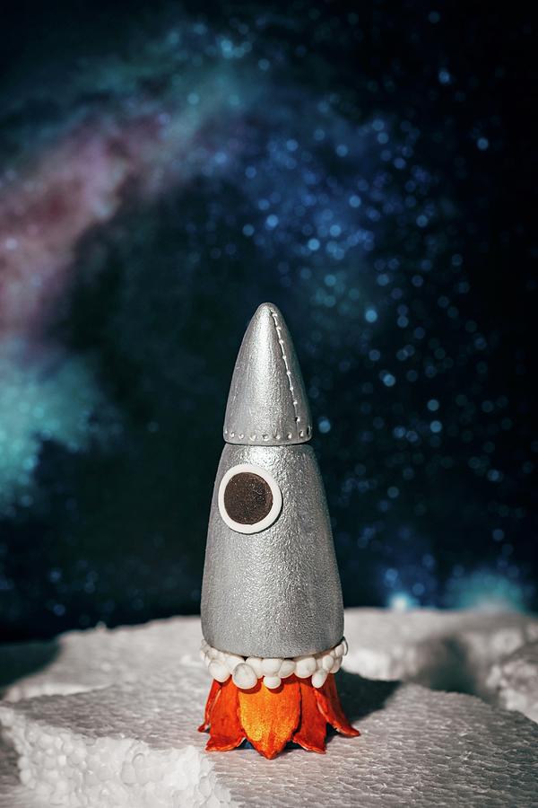 Space Rocket Cake Topper Photograph by Adrian Britton - Pixels