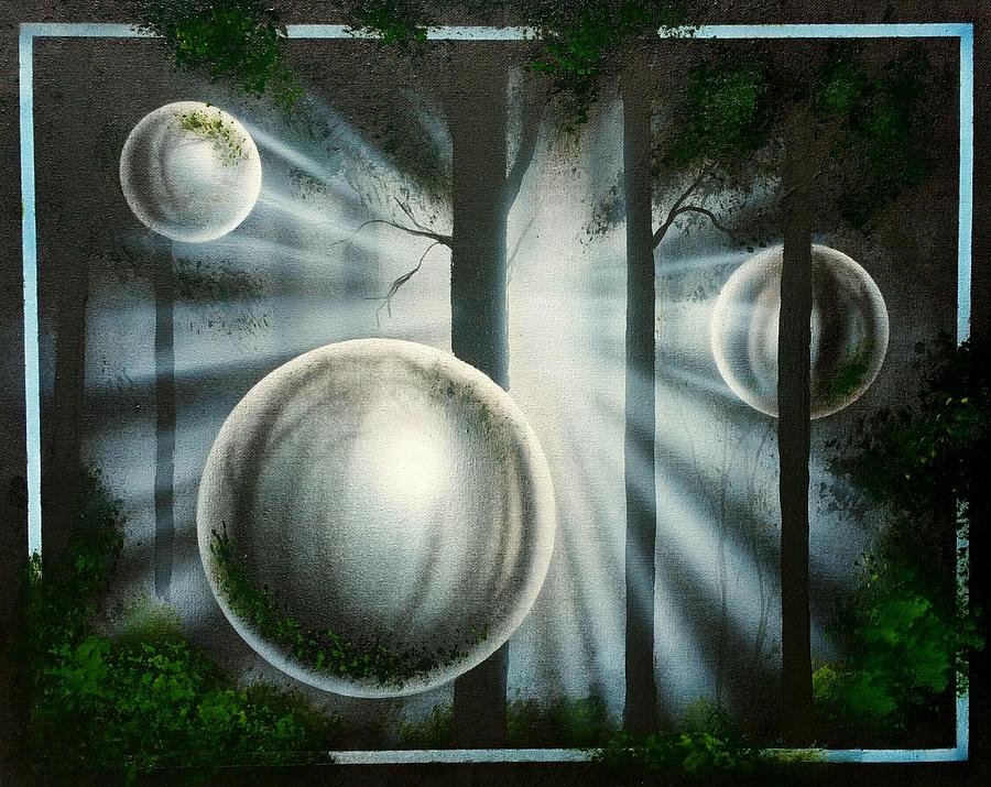 Spheres Painting by Allen Meredith | Fine Art America