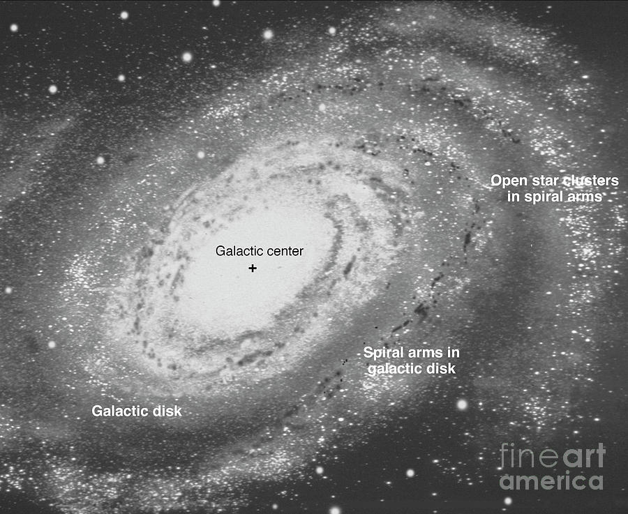 Spiral Galaxy Structure Photograph by Jon Lomberg/science Photo Library ...