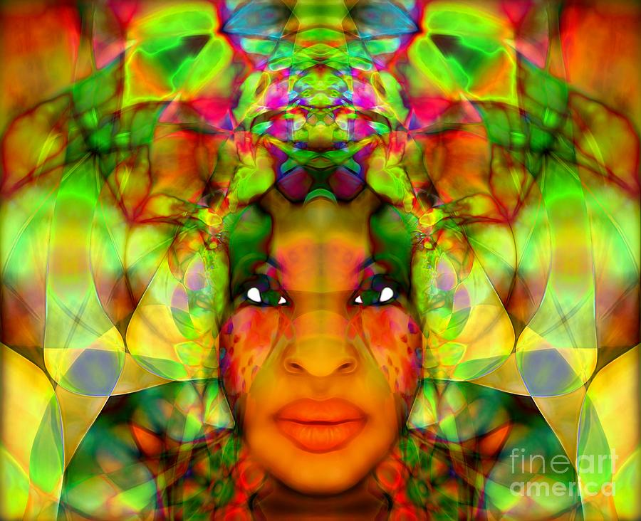 Spring Goddess Mixed Media by Devalyn Marshall - Fine Art America