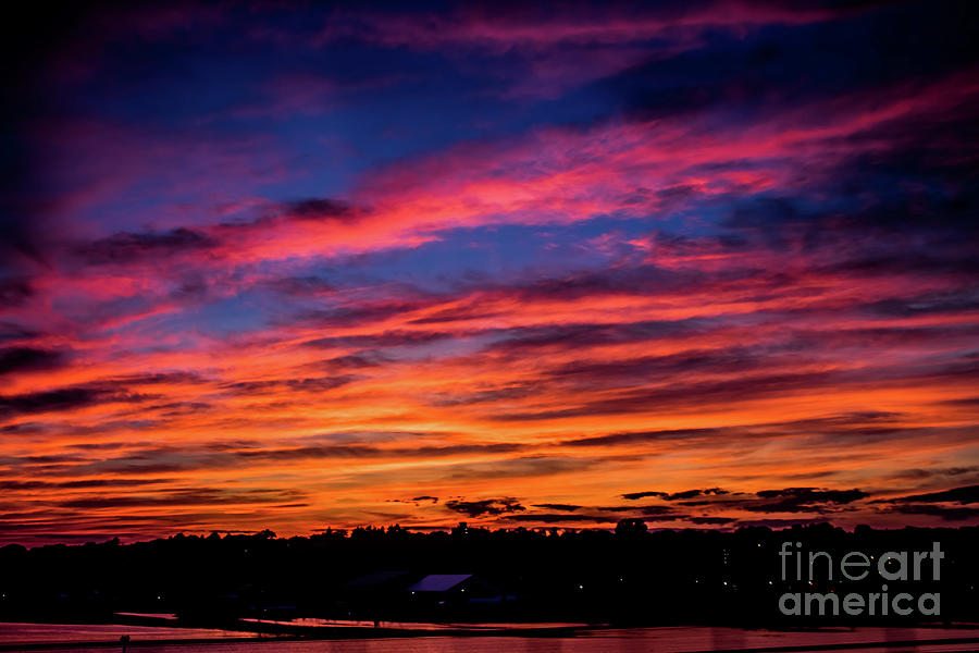 Spring ledge sunset Photograph by Christopher Grayson - Pixels