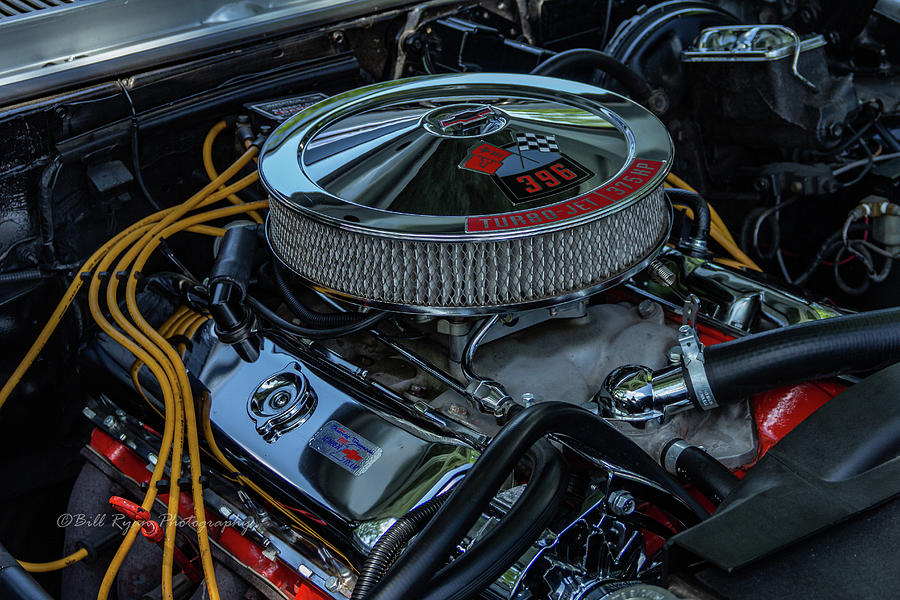 SS 396 Engine Photograph by Bill Ryan - Pixels