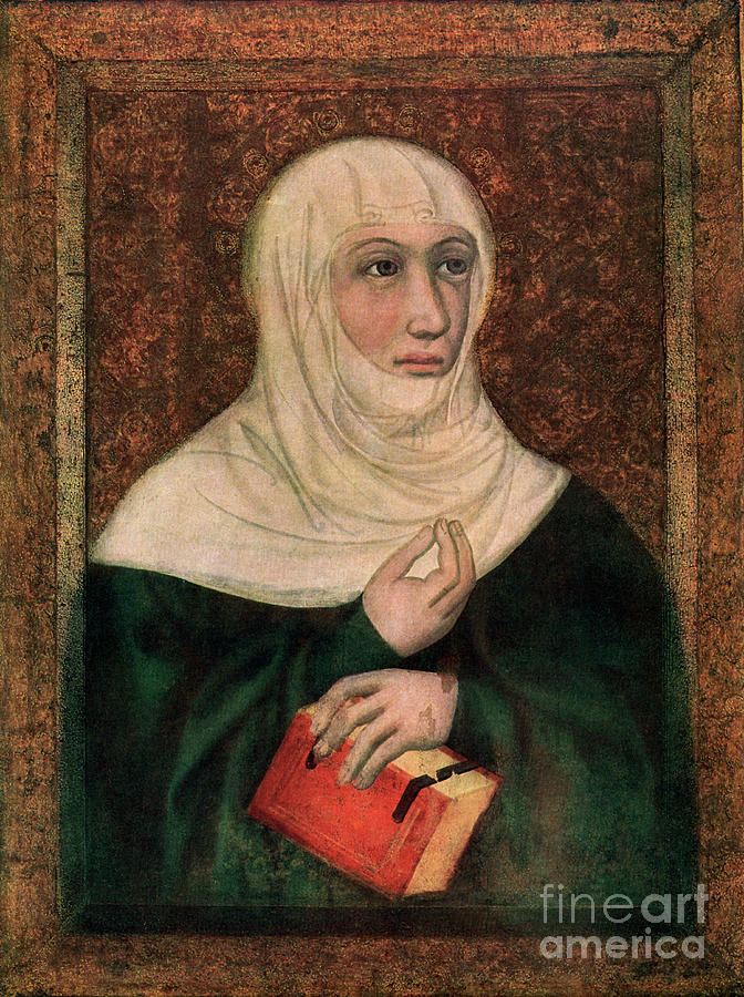 St Clara, 1365-1367 1955. Artist Master by Print Collector