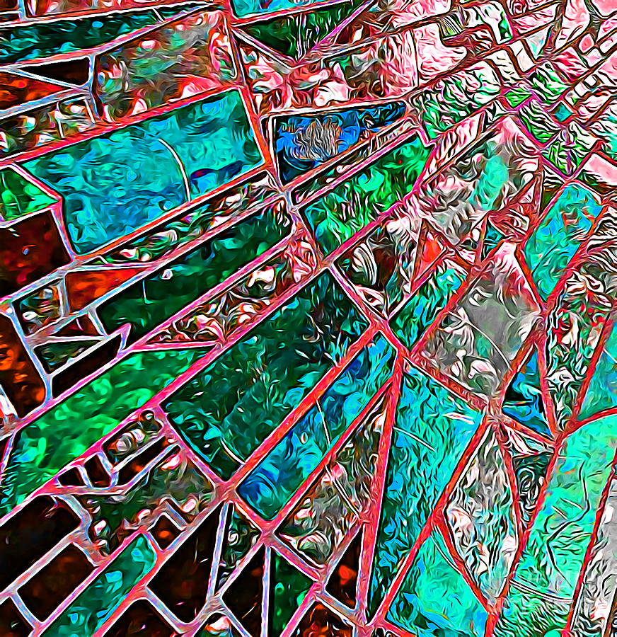 Stained Glass Panel #2 Photograph by Trudee Hunter - Fine Art America