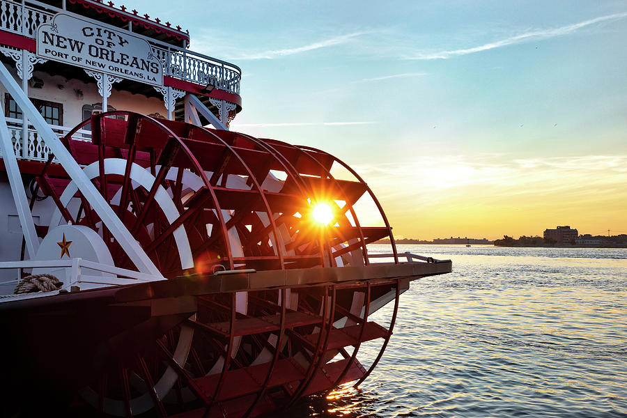 Steamboat, New Orleans, Louisiana Digital Art by Claudia Uripos - Fine ...