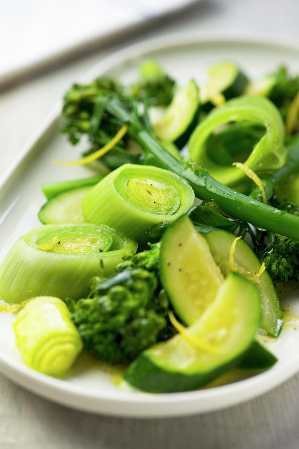 Steamed Green Vegetables Photograph by Jonathan Short - Fine Art America