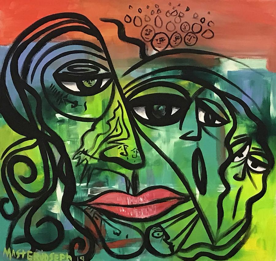 Step Two Painting by Anthony Masterjoseph - Fine Art America
