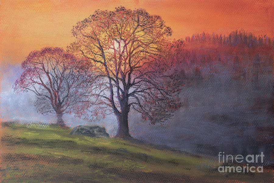 Sun Through Early Mist, 2020 Painting by Margo Starkey - Fine Art America