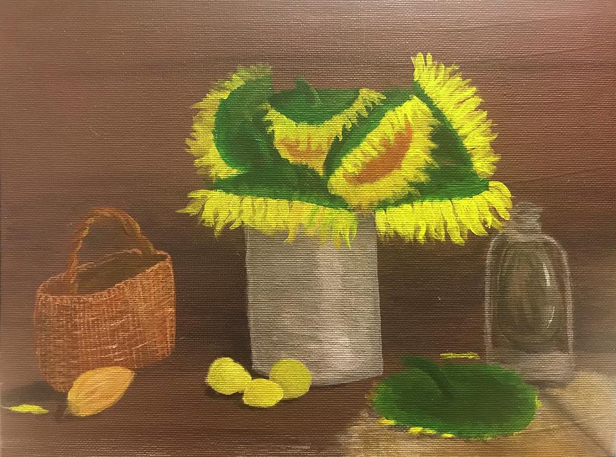 Sunflowers Painting by MJ Buzzanco - Fine Art America
