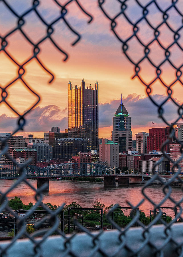 Sunset Through The Fence Photograph By Rj Stein Photography Fine Art