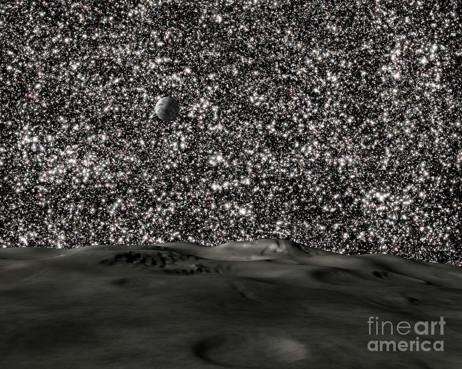 Surface Of A Planet In Ultra-dense Galaxy Photograph by Nasa/esa/stsci ...