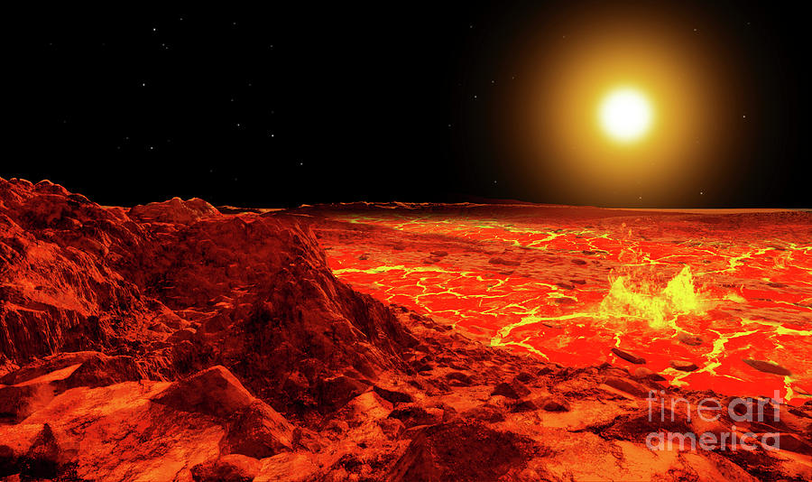 Surface Of Early Mercury Photograph by Ron Miller / Science Photo ...