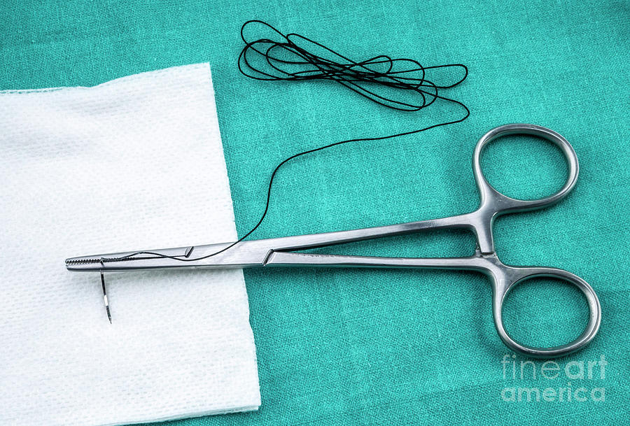 Surgical Suture Thread Photograph by Digicomphoto/science Photo Library ...