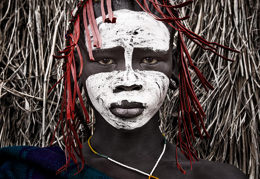 Surma Tribe Girl Ii Ethiopia Photograph By Joxe Inazio Kuesta Garmendia Fine Art America