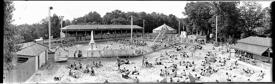 Swimming Pool Glen Echo Amusement Photograph By Fred Schutz Collection Fine Art America