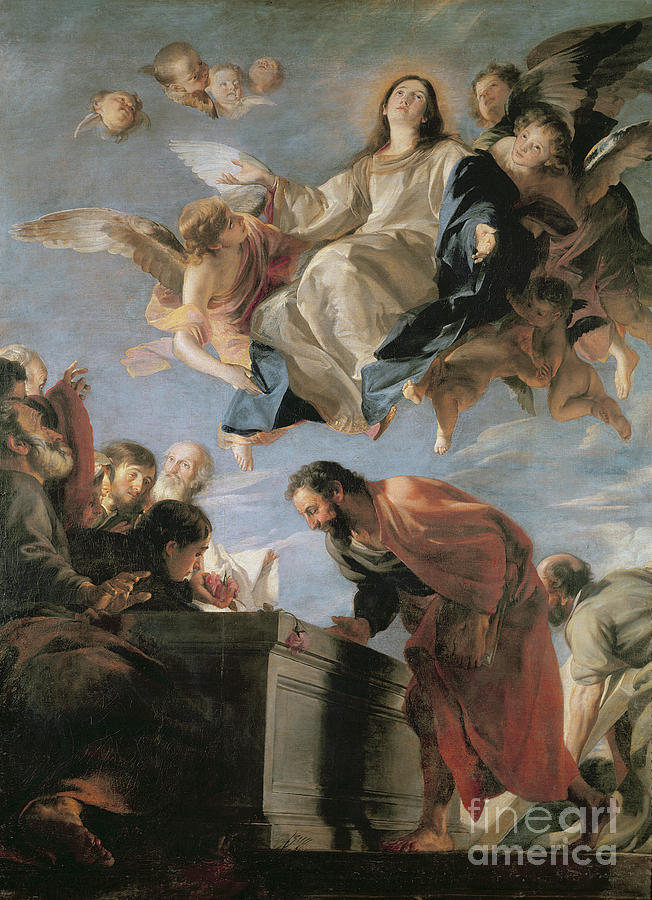 The Assumption Of The Virgin, 1673 Painting by Mateo Cerezo - Fine Art America