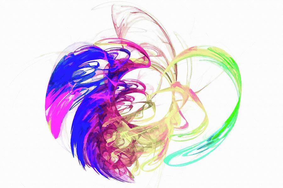 The Beauty of Abstraction Blue Digital Art by Don Northup - Fine Art ...