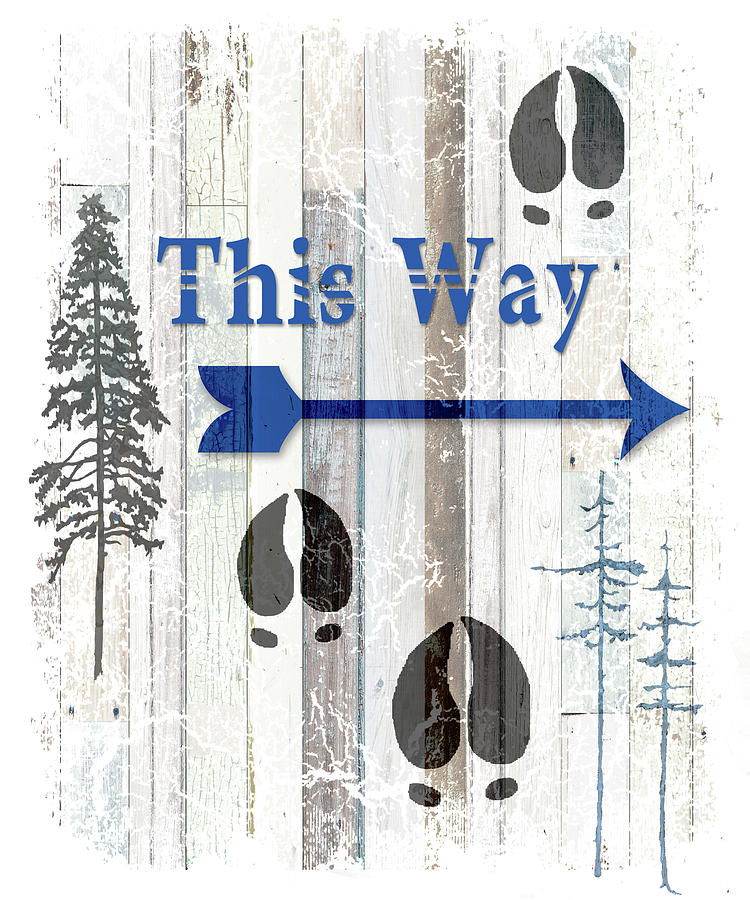 The Blue Moose - This Way I Mixed Media by Lightboxjournal | Fine Art ...