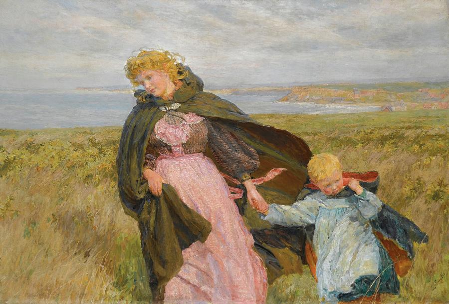 The Breeze?s Kiss Painting by Lionel Percy Smythe - Fine Art America