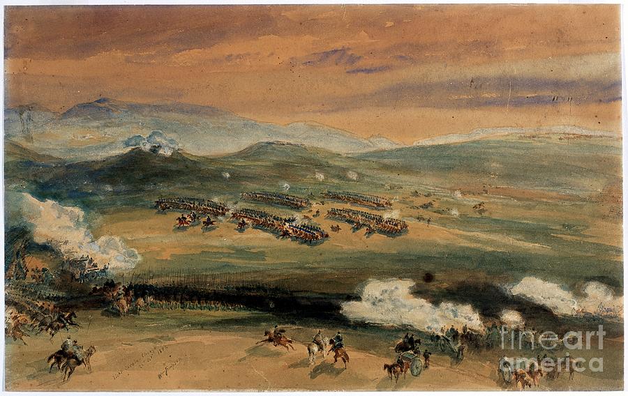 The Charge Of The Light Brigade At The Battle Of Balaklava, 1854 ...