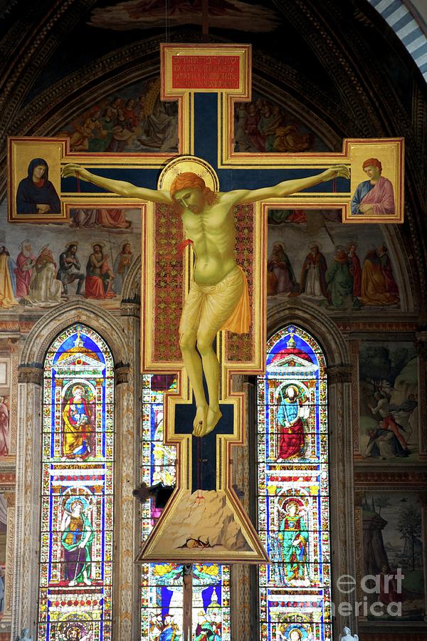 The Crucifixion, C.1288-89 Painting by Giotto - Pixels